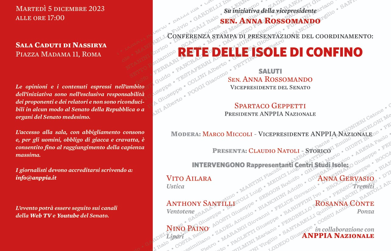 Rete delle isole di Confino - ANPPIA